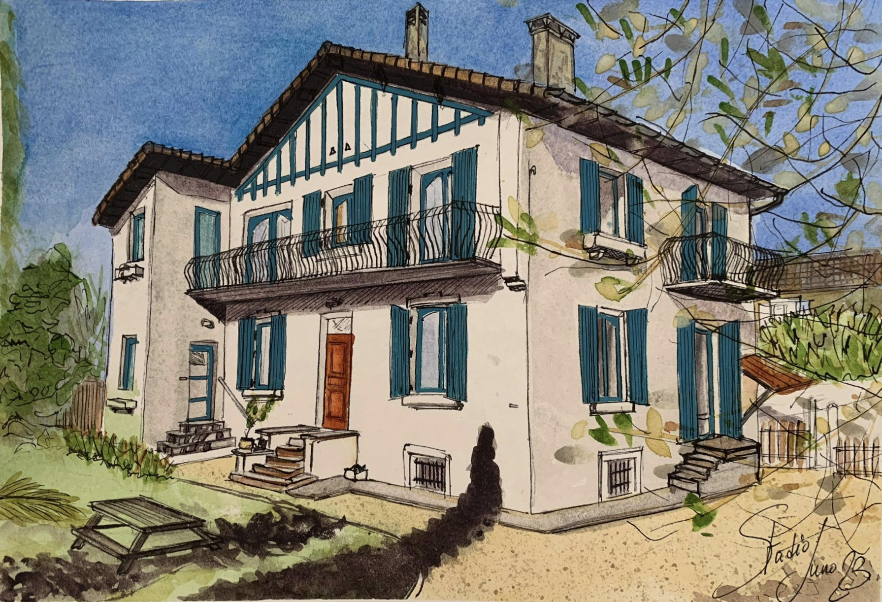 Sketching Exterieur – STUDIO JUNO